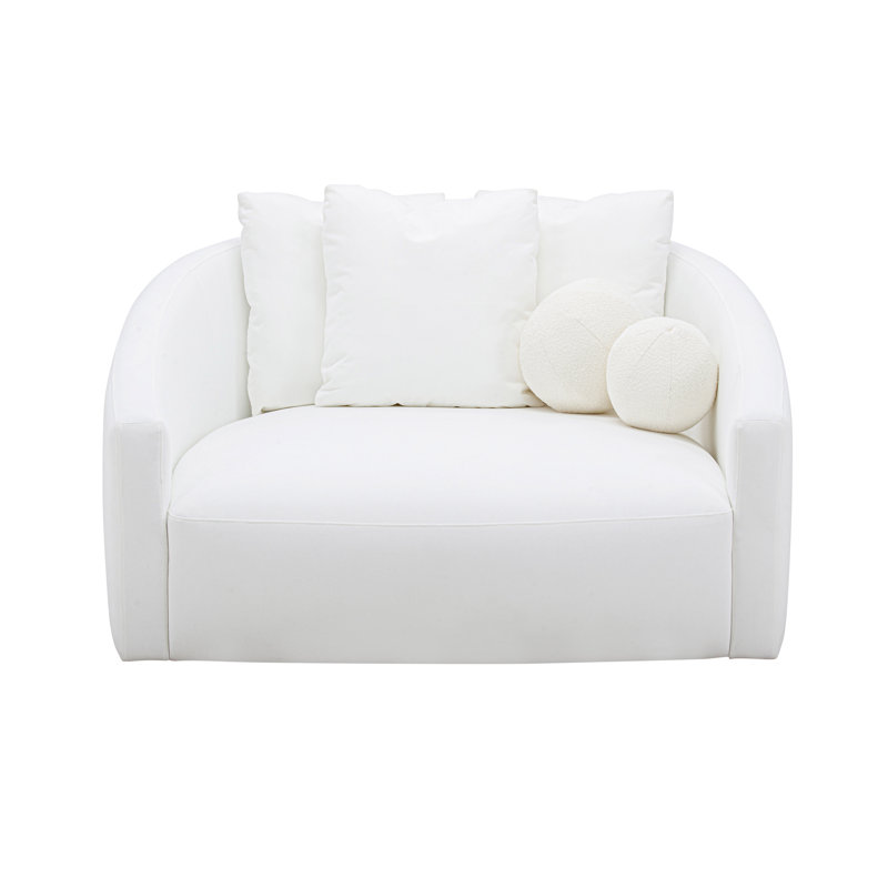 Joss Main Elisa Hanim Cream Linen Daybed Wayfair